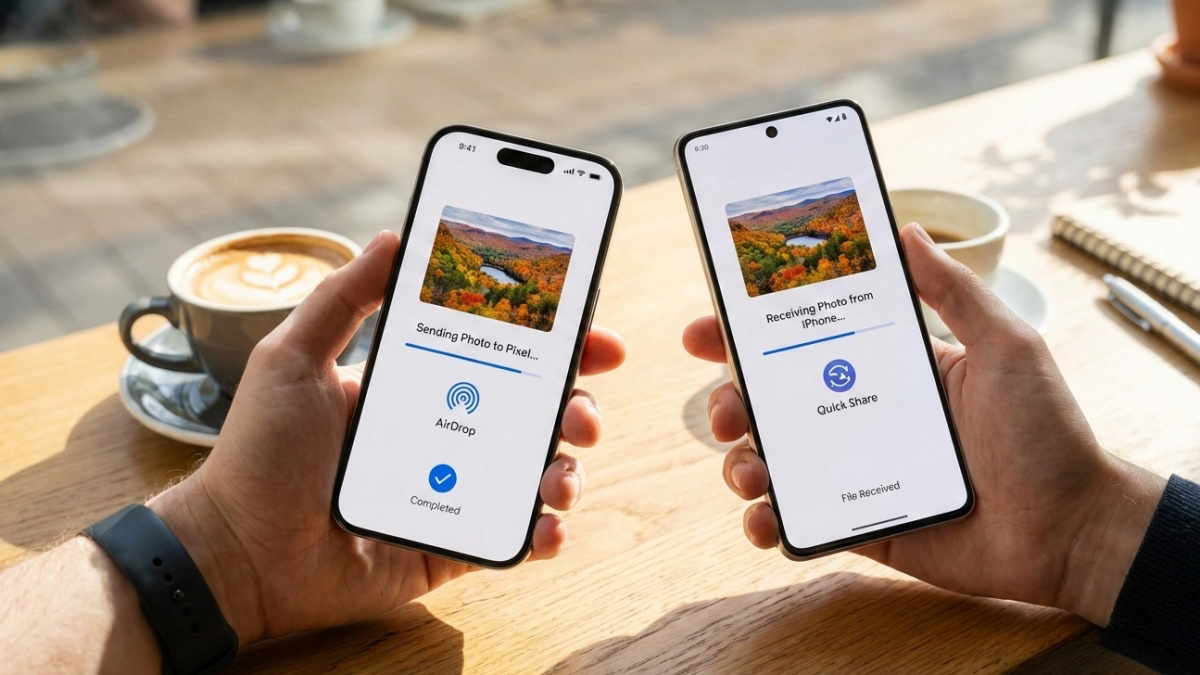大驚喜！iPhone AirDrop與 Pixel 10 QuickShare 檔案即日可互通 | Now 新聞